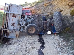 Muere atrapado un tractorista, el segundo en menos de un día | Ideal